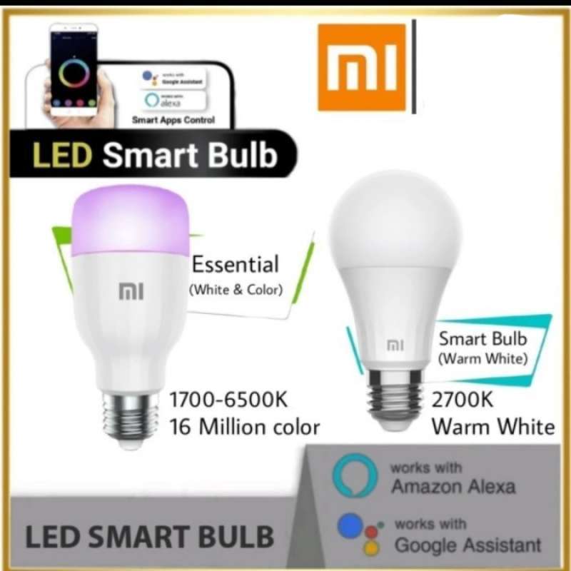 Promo Xiomi Mi Smart LED Bulb Essential Baru Lampu Smart White Color ...