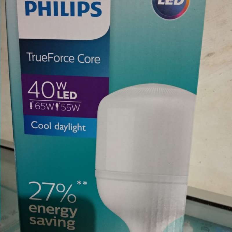 Promo Lampu Phillips Led True Force 40 Watt Putih (6500k) Diskon 23% Di ...
