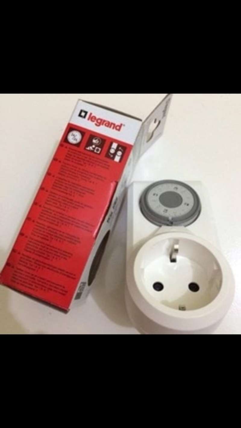 Promo Stop Kontak Timer Legrand Manual / Timer Legrand Analog 699811 Diskon 23% Di Seller Cv ...