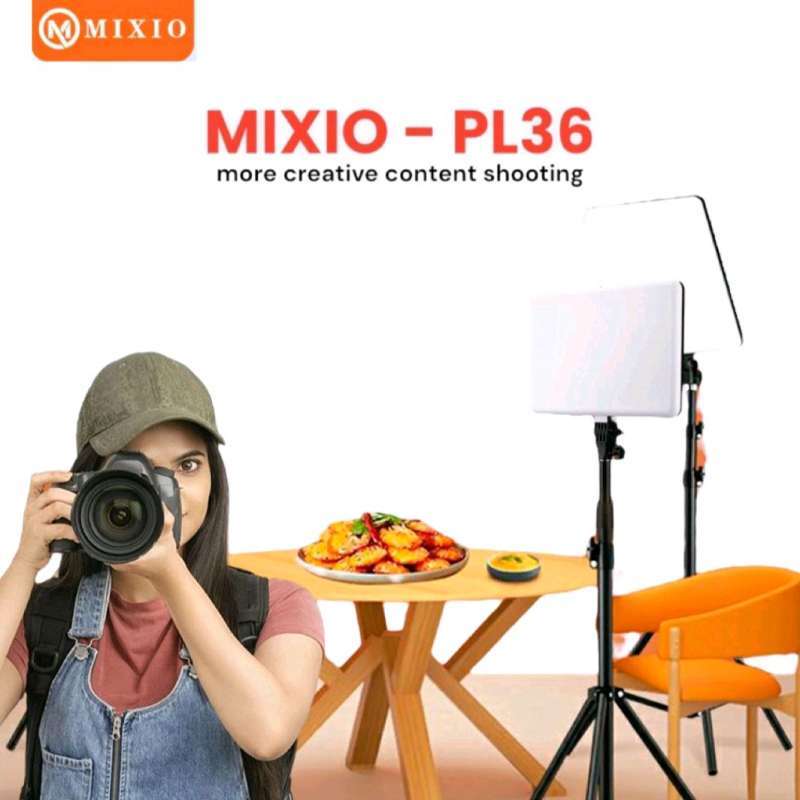 Jual Mixio - Pl36 Lampu Foto Led Video Light Live Streaming Tripod Ringlight 14 Di Seller San Ly ...