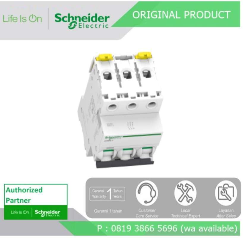 Promo Schneider MCB A9F74316 IC60N 3P - 16A - C curve Diskon 23% di Seller CV Poison Serdatu ...