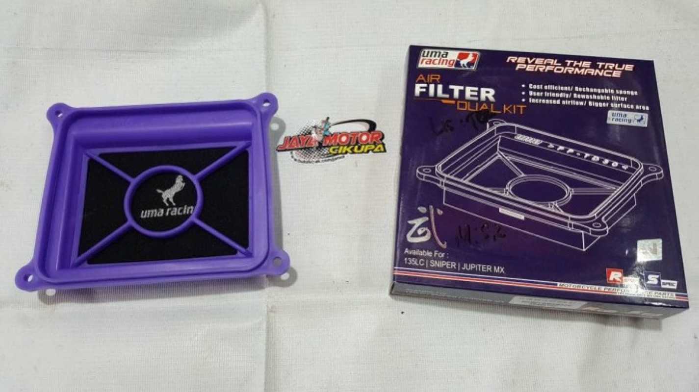 Jual Uma Racing Air Filter Dual Kit / Filter Udara Yamaha Lc135 Jupiter ...