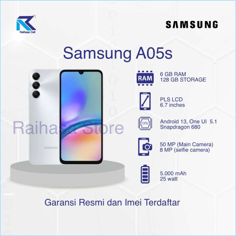 Samsung Galaxy A05s - Harga April 2024, Gratis Ongkir!