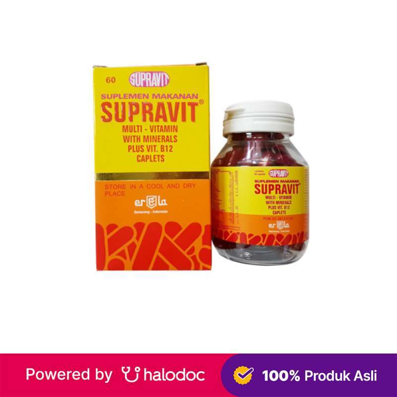Jual Supravit 60 Kapsul Di Seller Apotek Medika Prima Duri Kosambi - Duri Kosambi, Kota Jakarta ...