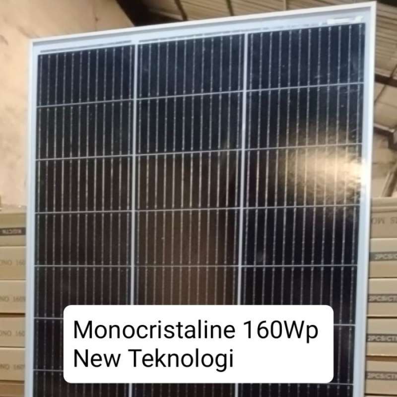 Promo Panel Surya Monocristaline 160wp Mono Cell New Teknologi - Diskon ...
