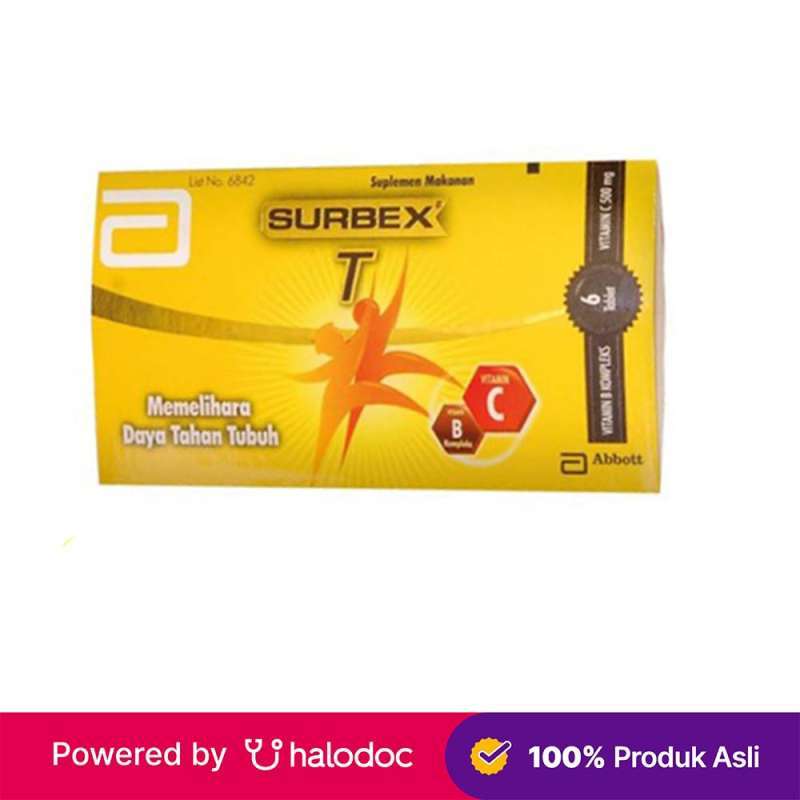 Jual Surbex T 6 Tablet Di Seller Apotek Amerta Surabaya - Tambak Sumur ...