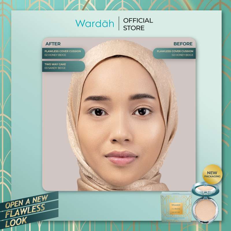 Jual Wardah Exclusive Flawless Cover Cushion - Alas Bedak Dengan Hasil ...