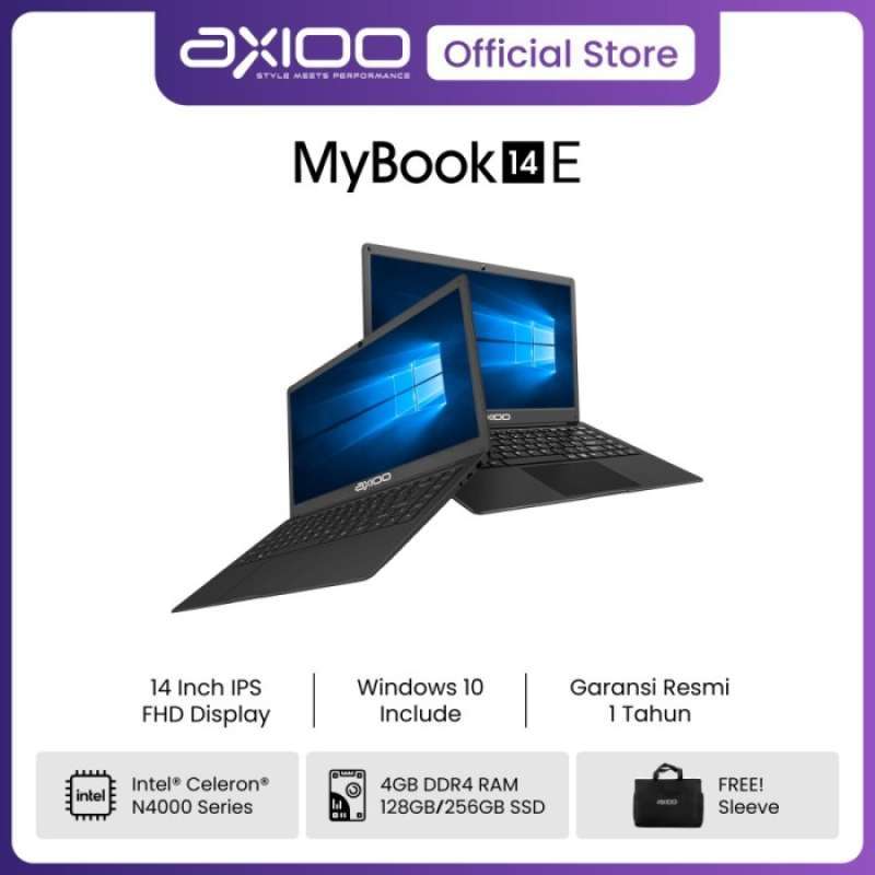 Promo Laptop Axioo My Book 14E (RAM 4GB/128SSD/256SSD) 14â€ FHD ...