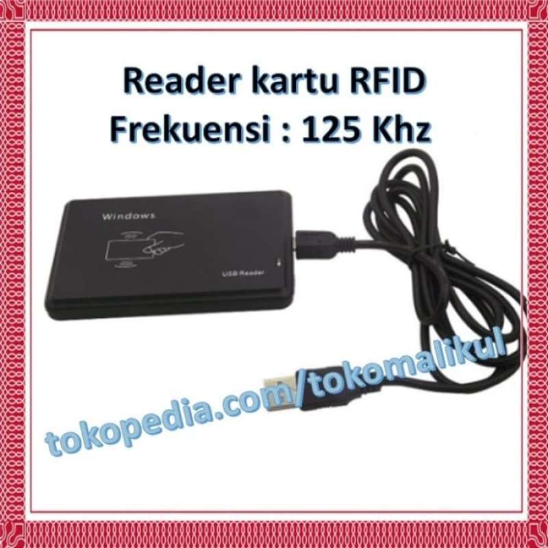 Promo Reader RFID 125 Khz USB port Bonus Tool Excel / reader rfid ...