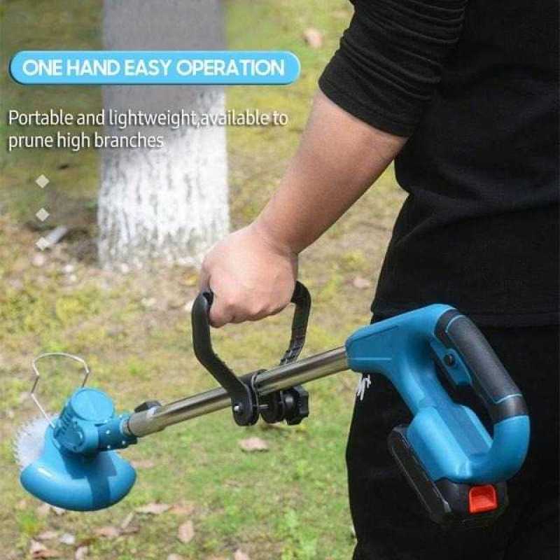 Promo Mesin Pemotong Rumput Listrik Baterai Alat Babat Potong Diskon 34 ...