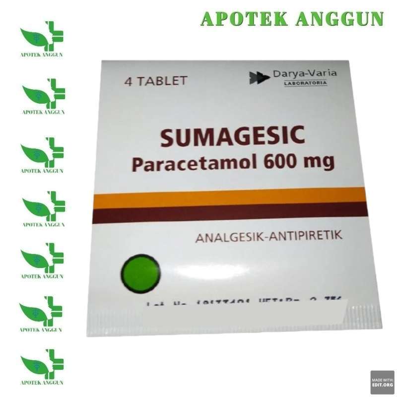 Promo SUMAGESIC Strip - Paracetamol 600 MG - Obat Demam Anti Nyeri Isi ...