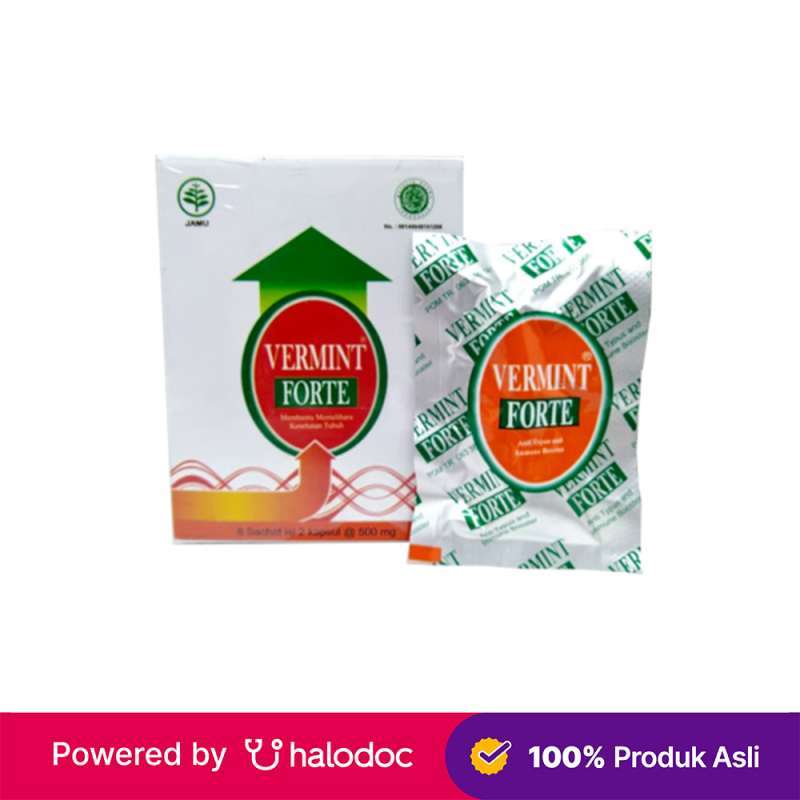 Jual Vermint Forte 8 Sachet @ 2 Kapsul Di Seller Apotek Medika Prima ...