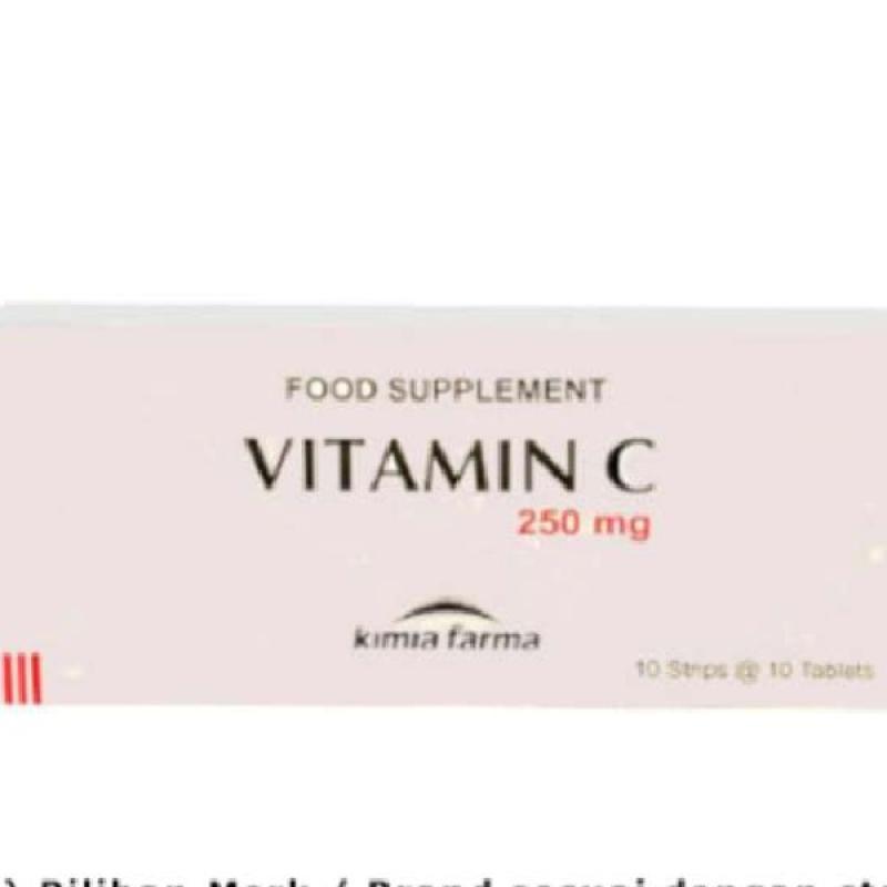 Jual Vitamin C 250 Mg 10 Tablet Di Seller Apotek Benowo Farma Surabaya ...