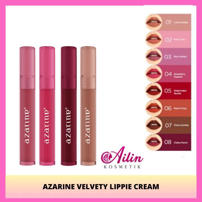 Promo Azarine Velvety Lippie Cream | Lipcream Azarine Diskon 67% Di ...