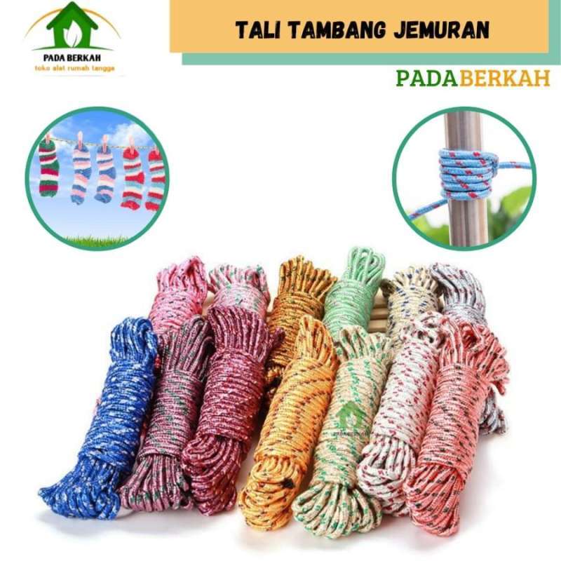 Jual Tali Tambang Nylon Jemuran Ikat Barang Super Kuat Tali Tambang ...
