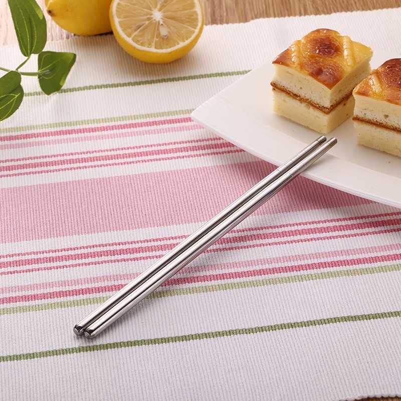 Jual Alat Makan Sumpit Chopstik Stainless Polos di Seller Shakaliestore ...
