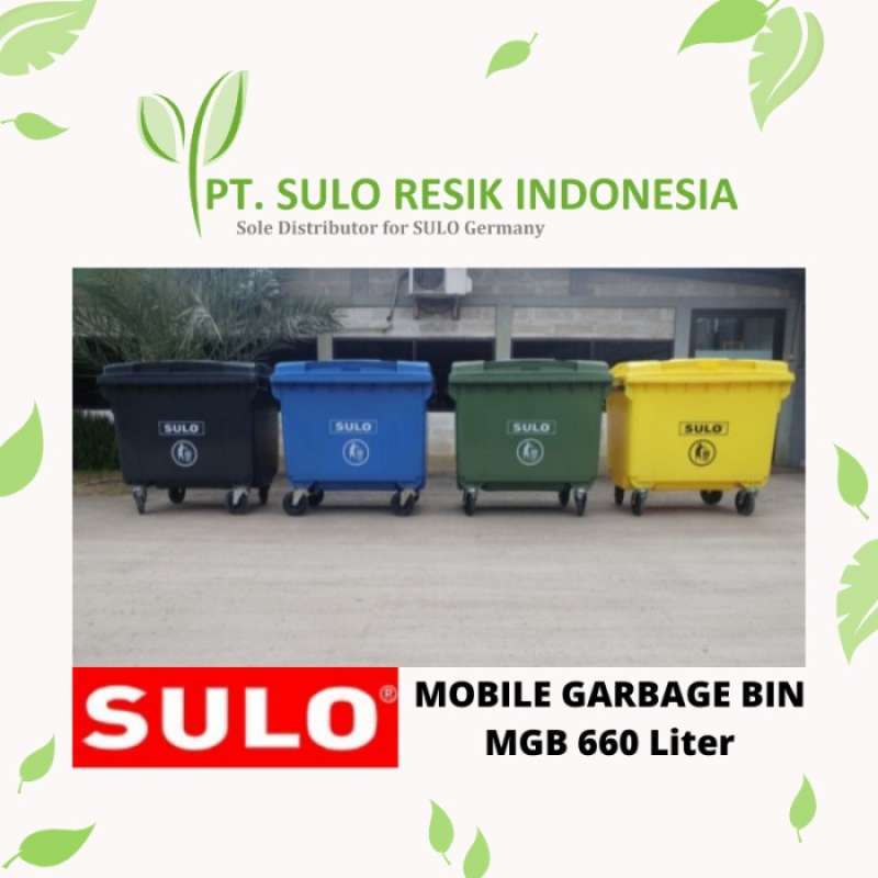 Promo Sulo Germany Original Container Tempat Sampah Hdpe Asli Mgb 660 ...