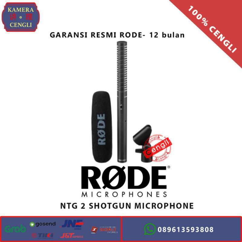 Promo Rode NTG2 / NTG 2 Shotgun Microphone Original RESMI Diskon 33% di ...