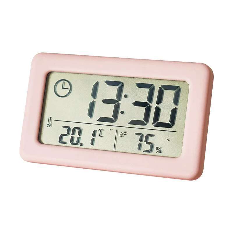 Promo Nordic Style Digital Clock Temperature Humidity Portable Table ...