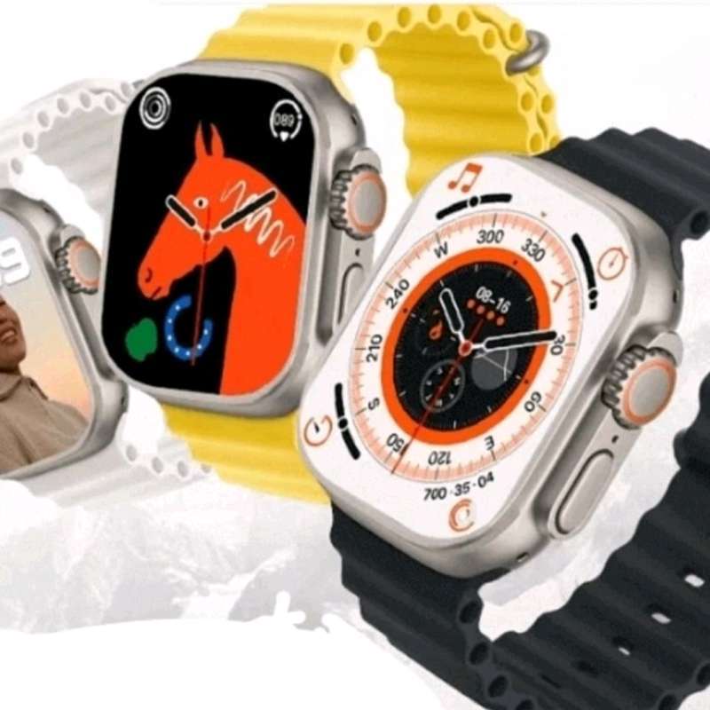 Promo SmartWatch Series S8 Ultra Max Fullscreen Stainlis Elegant Diskon ...