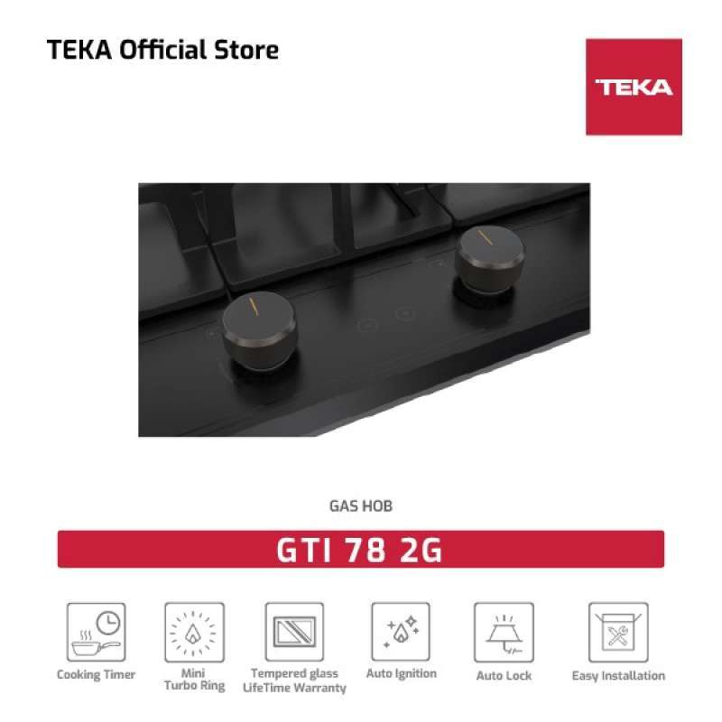 Promo Kompor Tanam Gas Teka GTI 78 2G dengan Waktu Mundur Hingga 180 ...