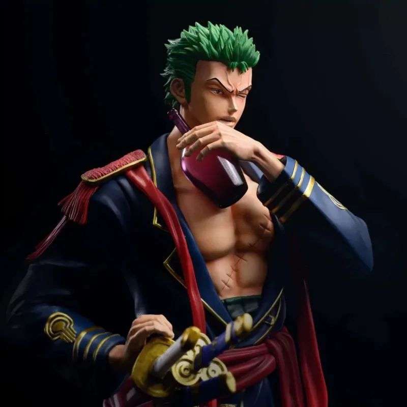 Jual One Piece Roronoa Zoro Drinking State Posture Statue Figure Di ...