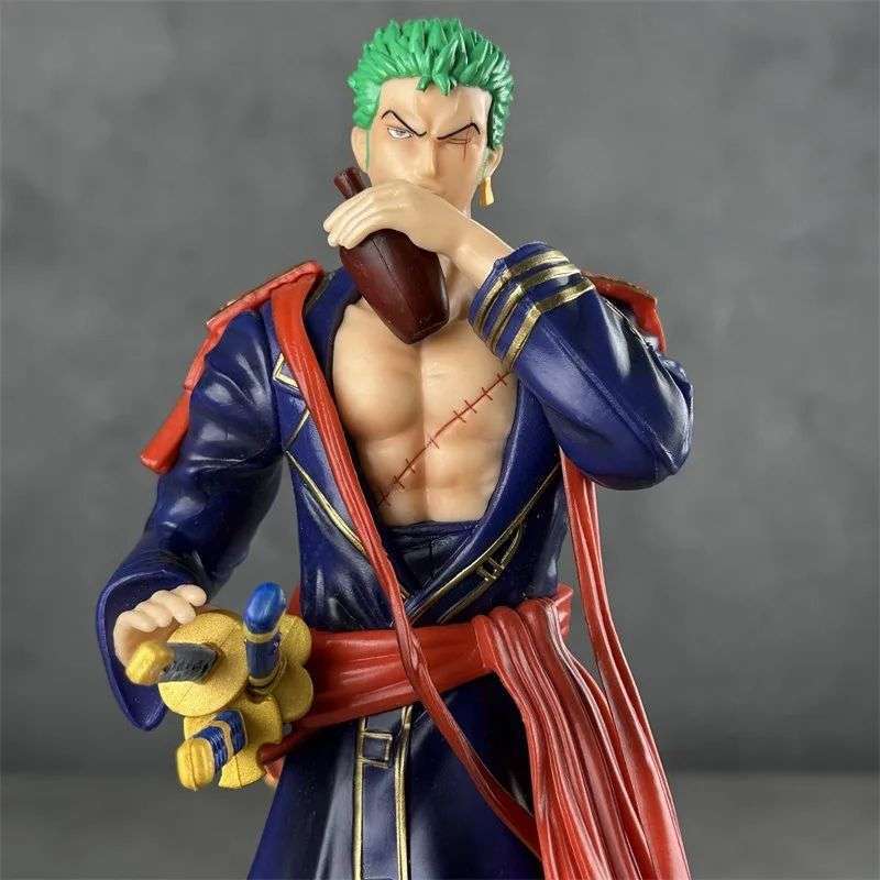 Jual One Piece Roronoa Zoro Drinking State Posture Statue Figure Di ...