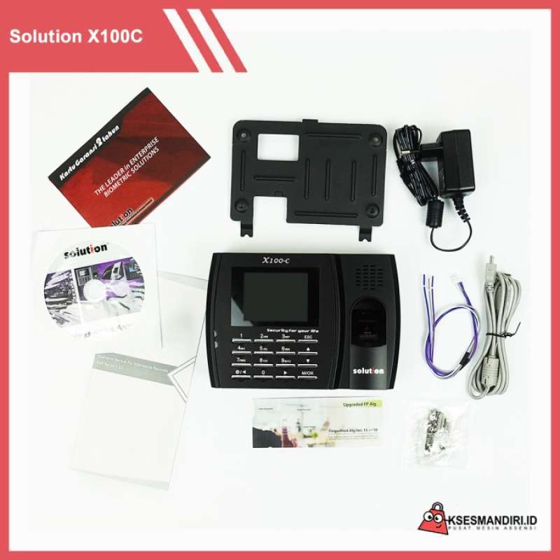 Promo Mesin Absensi Fingerprint Solution X100c Diskon 23% Di Seller Pt ...
