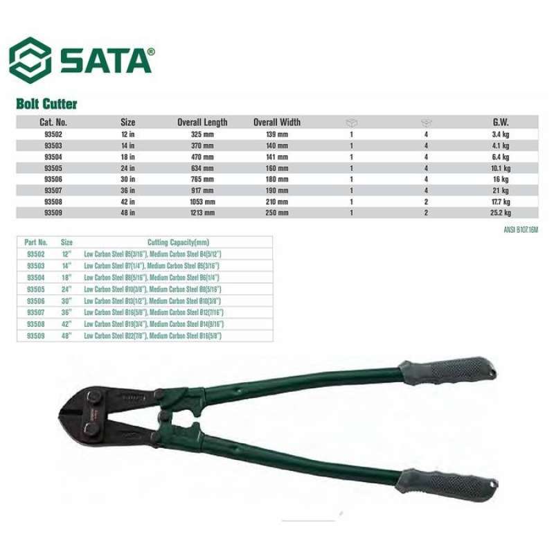 Promo TANG POTONG 93506 BOLT CUTTER 30 SATA Diskon 23% di Seller CV ...