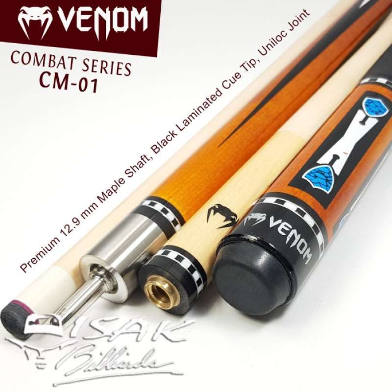 Promo Venom Pool Cue Cm-01 - Combat Uniloc Series Billiard Stick Stik ...