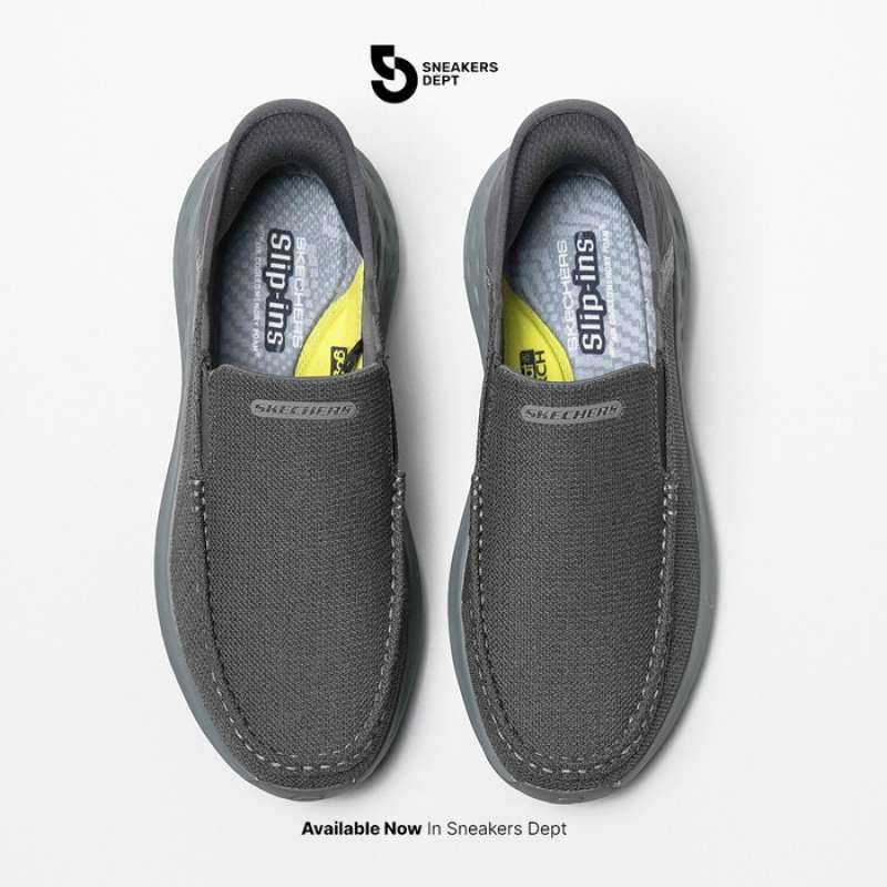 Promo Sepatu Sneakers Pria Skechers Parson Ralven 204804gry Original ...
