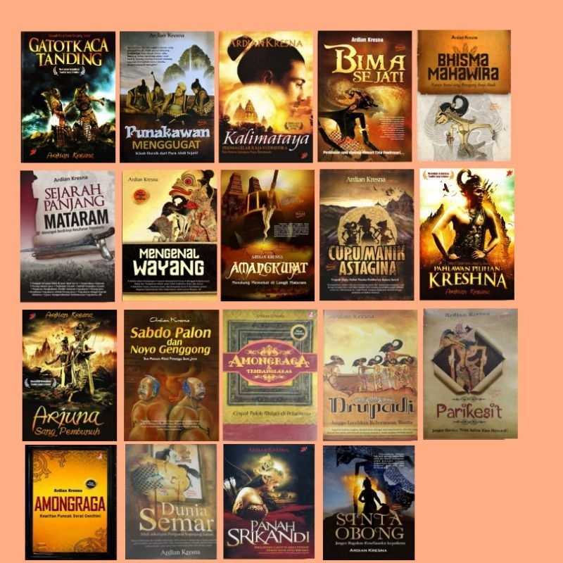 Jual Paket Buku/novel Ardian Kresna/gatot Kaca Tanding/pahlawan Pilihan ...