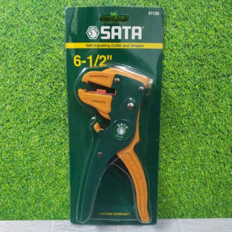 Promo TANG CRIMPING 91108 SELF ADJUSTING CUTTER STRIPPER 6-1/2 SATA ...