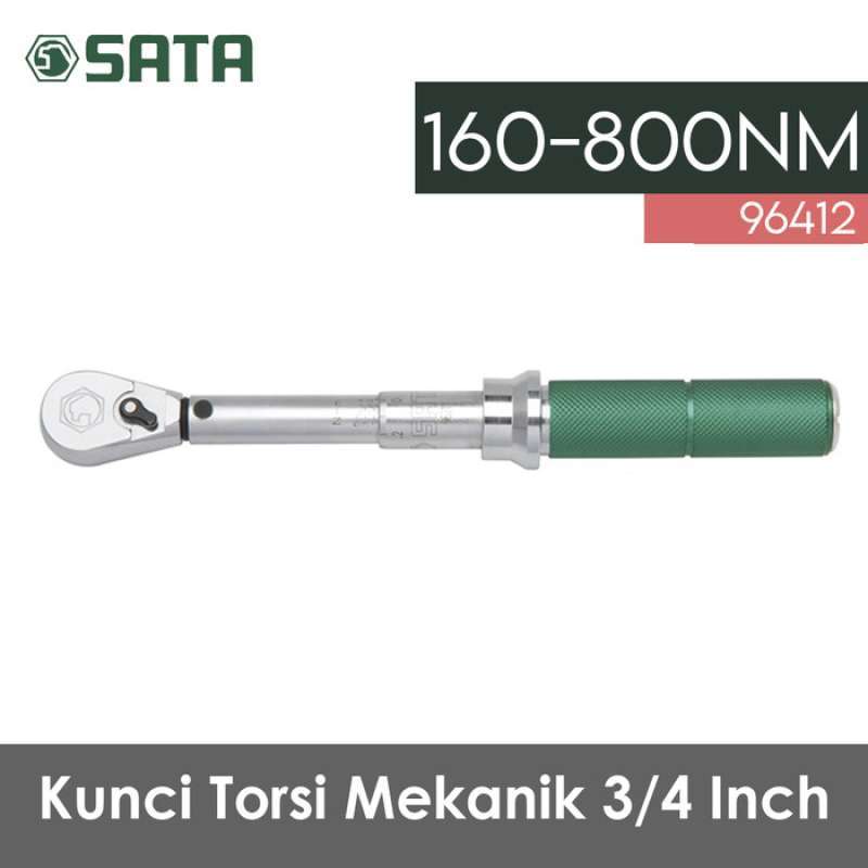Promo 3/4 Kunci Mekanikal Torsi Momen Torque 160-800nm 96412 Sata Tools ...