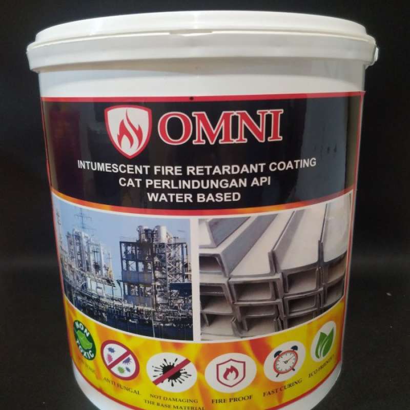 Promo CAT ANTI API OMNI, FIRE RETARDANT INTUMESCENT PAINT, CAT TAHAN ...