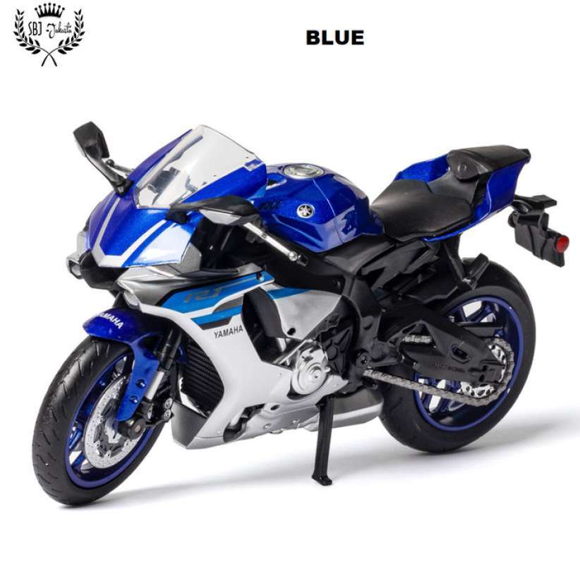 Promo Diecast Miniatur Sepeda Motor Superbike Yamaha Yzf R1 Skala 1:12 ...