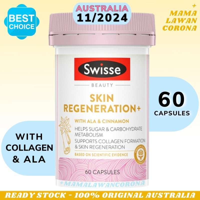 Promo Swisse Skin Regeneration 60 Capsules Beauty Collagen Alpha Lipoic Acid Diskon 33% di ...