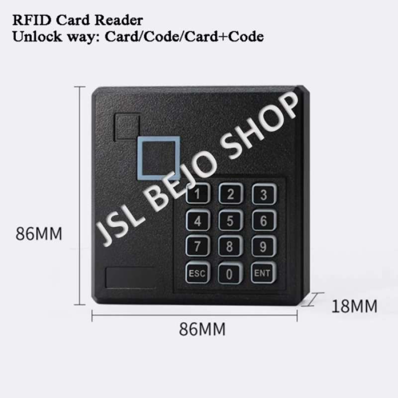 Promo RFID MIFARE 13.56MHz ACCESS CONTROL CARD READER KEYPAD LED ...