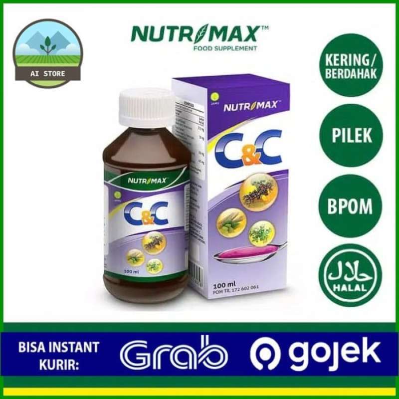 Promo Nutri C&C Syrup Obat Batuk Pilek Radang Anak herbal terbaik ...