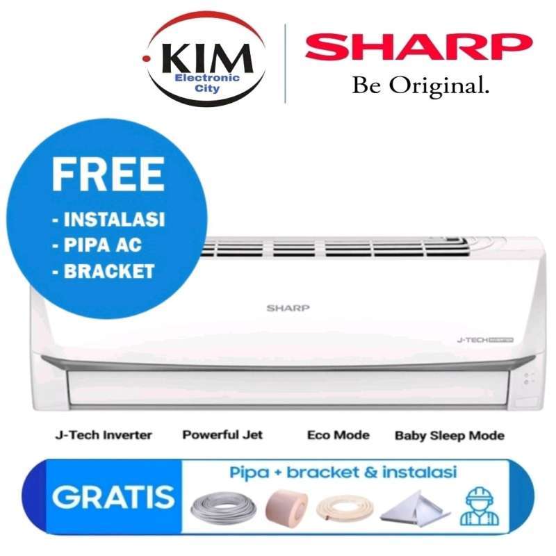 Jual AC SHARP THAILAND 2 PK AH-X18ZY 2 PK INVERTER R32 [FREE INSTALASI ...