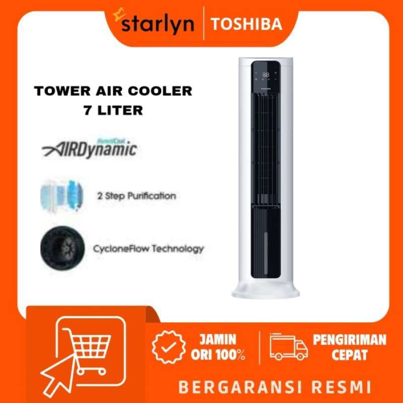 Promo TOSHIBA TOWER AIR COOLER F-AEZ80ID 7 Liter Low watt 65 W Diskon ...