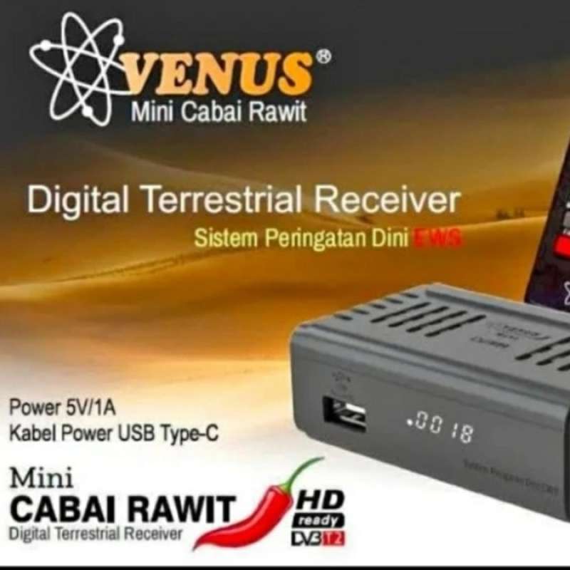 Promo STB Set Top Box VENUS Cabe Rawit Mini USB Resmi Garansi Diskon 23 ...