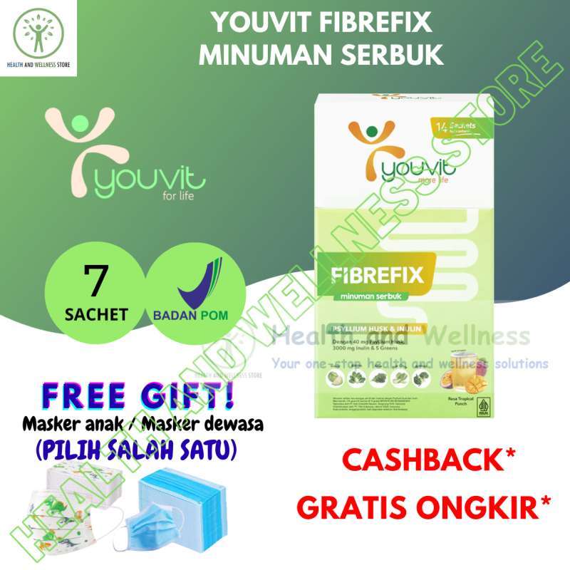 Jual Youvit Fibrefix 7 Sachet Minuman Serat Di Seller Health And ...