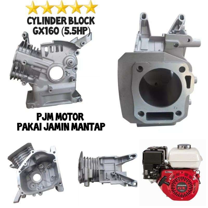Jual RMJ GX160 CYLINDER BLOCK BORINGAN BLOK MESIN PENGERAK DAN GENSET GENERATOR 2 3 2000 3000 ...
