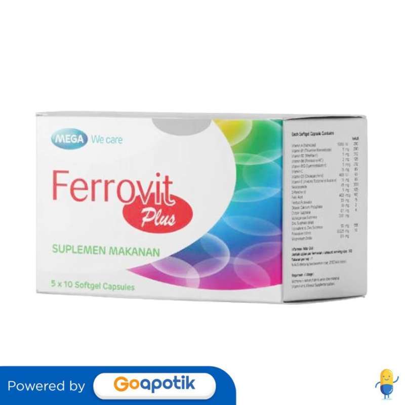 Jual Ferrovit Plus Box 50 Kapsul Di Seller Apotek Jaya Santosa - Rahayu ...