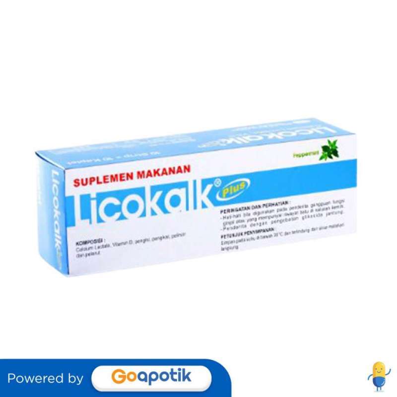 Jual LICOKALK PLUS BOX 100 KAPLET di Seller Apotek Indra - Bintara ...