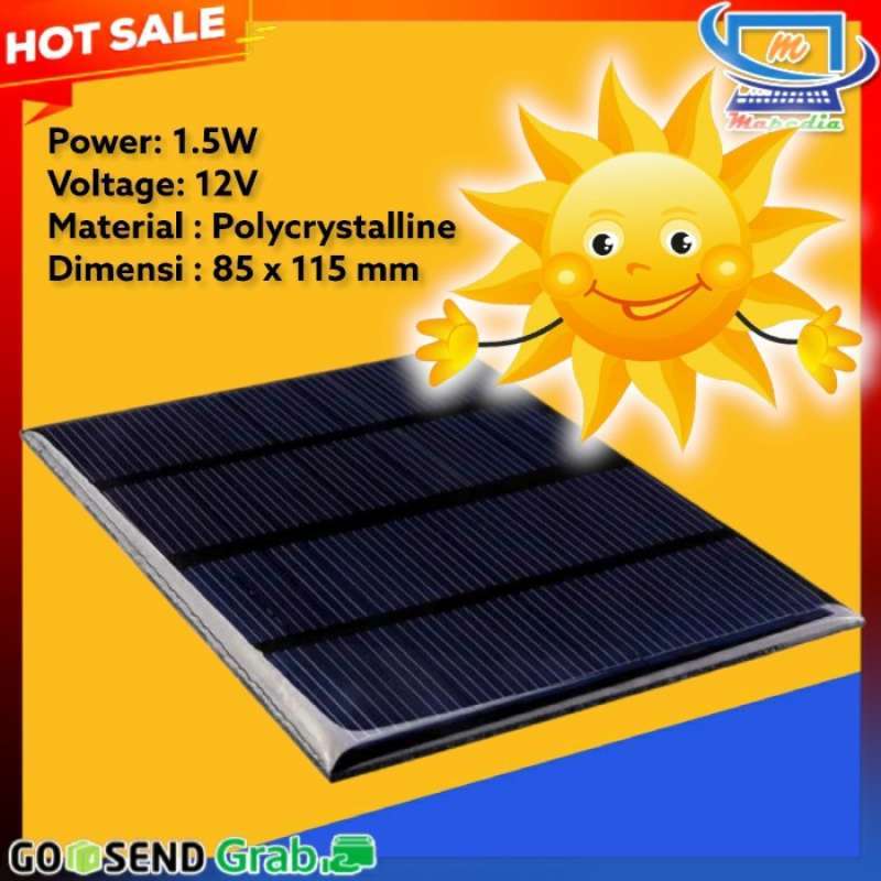 Promo DIY MINI STAR MODUL TENAGA SURYA MATAHARI SOLAR CELL PANEL 12V 1 ...