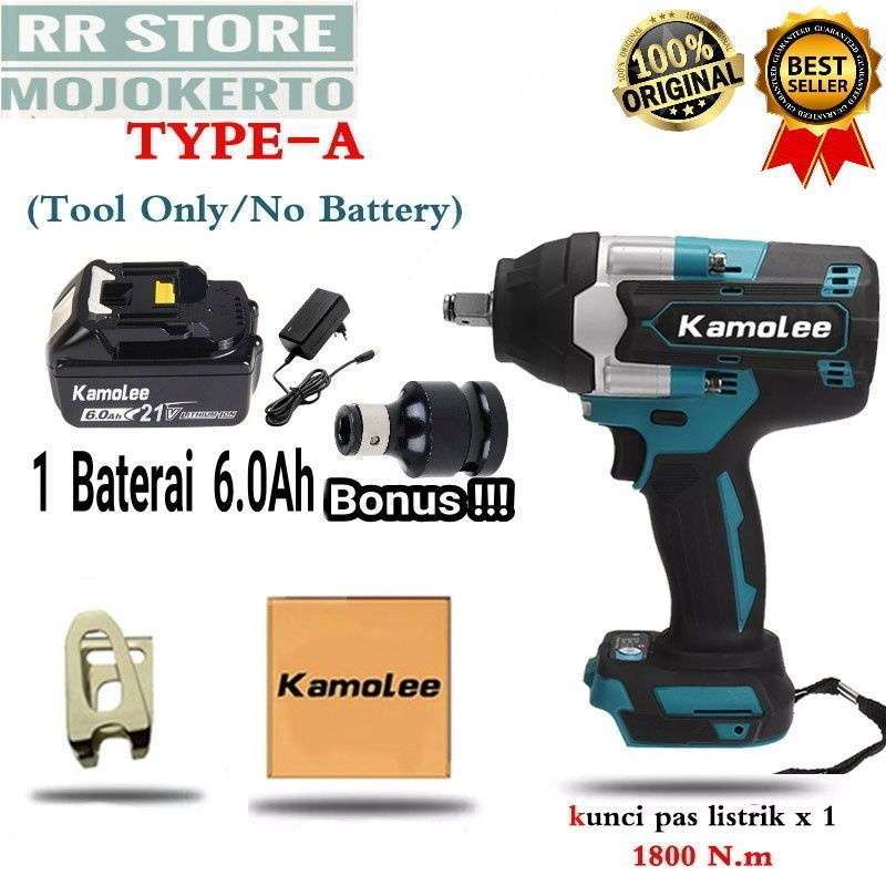 Promo Kamolee Impact Dtw700 Baterai 21v-9.0 Ah - 21v-6.0ah Diskon 1% Di Seller El_zoeya ...
