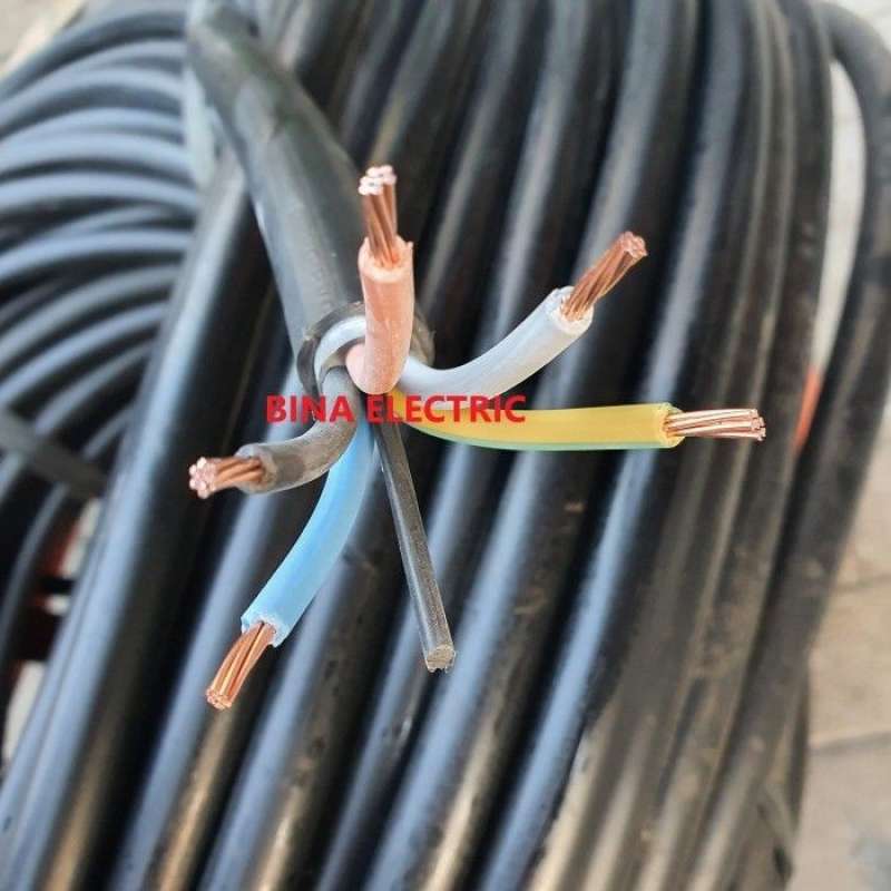 Promo Kabel Listrik Nyy 5x4 5 X 4 5x4mm 5 X 4 Mm 4 Besar Meteran ...