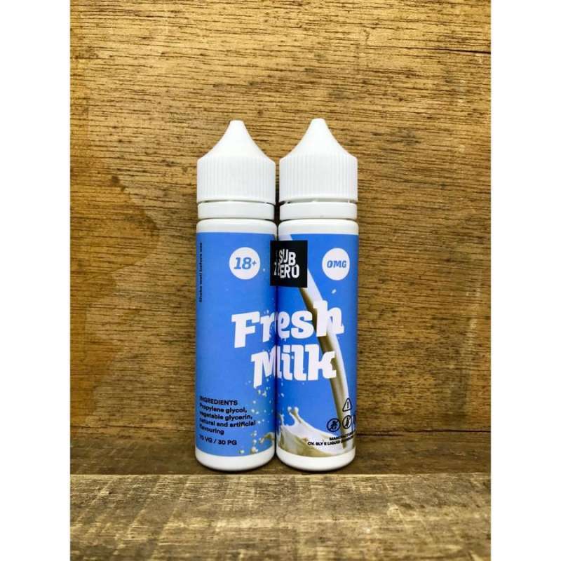 Jual Subzero Fresh Milk 60ml 0mg liquid vape susu pita cukai vapor sub ...